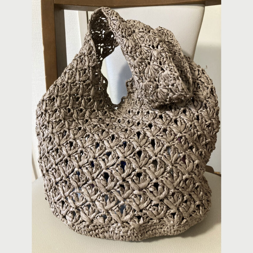 かぎ針編み 「みなさんの作品展」Ronique著書[好きな模様で編むかごバッグ]編 | かぎ針編みレシピ・無料編み図 Ronique [ロニー ...